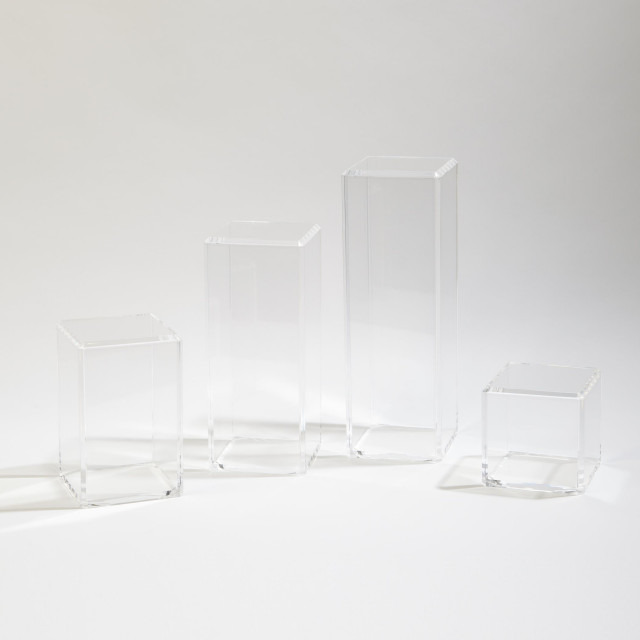 5" Acrylic Riser, Large - Contemporary - Decorative Objects And ...