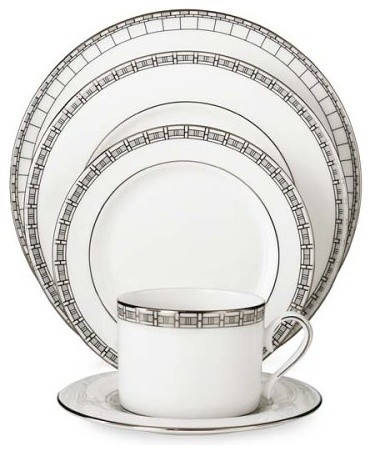Lenox Timeless 5 Piece China Place Setting Made in USA - Contemporary ...