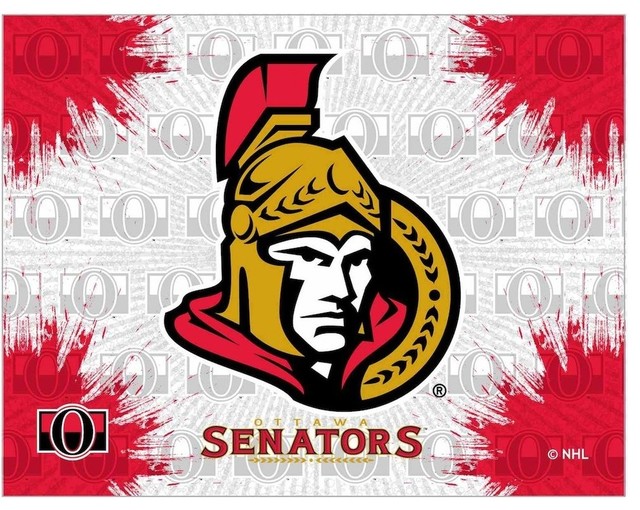 Ottawa Senators Logo Canvas, 32"x24" - Contemporary - Prints And ...