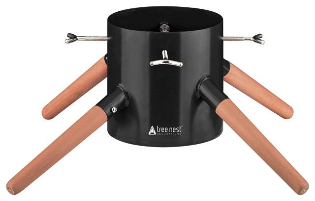 Tree Nest Family Christmas Tree Stand Base for Real Trees up to 8ft ...