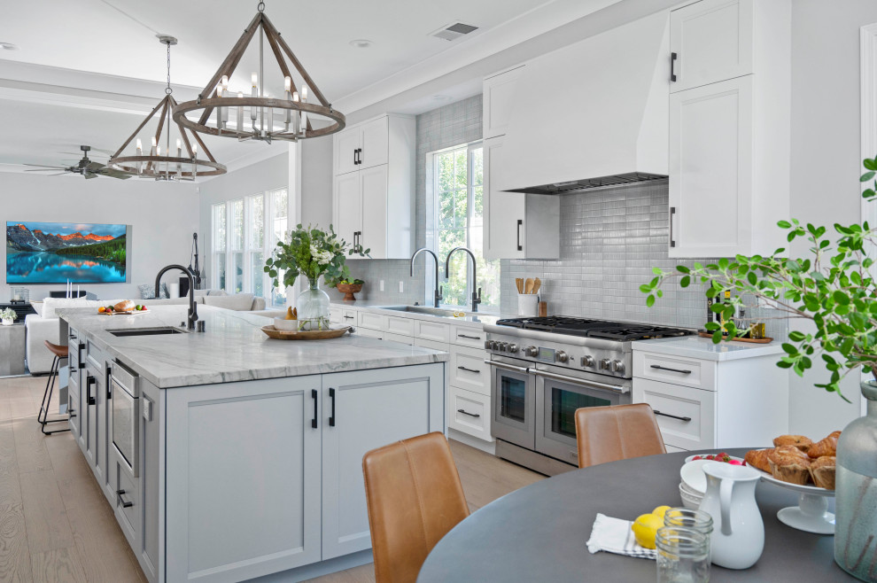 Modern Farmhouse Elegance - Transitional - Kitchen - San Francisco - by ...