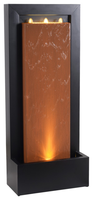 Kenroy 50082RSTBL LED Floor Fountain, Andora - Transitional - Outdoor ...