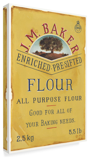 "All Purpose Flour" by Lisa Audit, Canvas Art, 16"x24" - Farmhouse ...