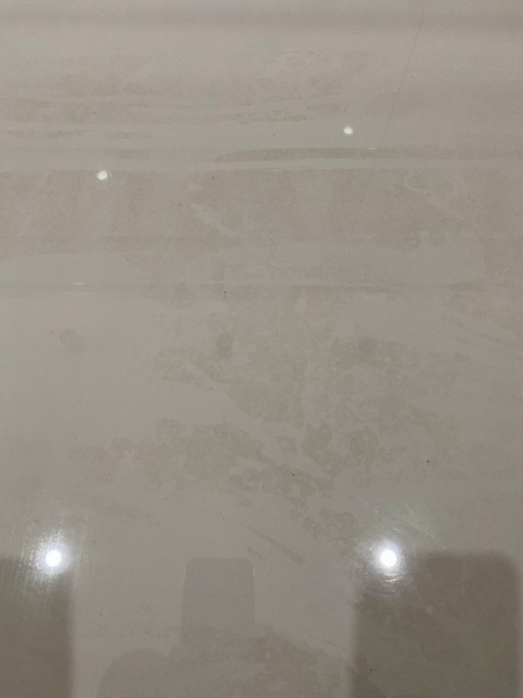 Stained floor tiles. | Houzz AU