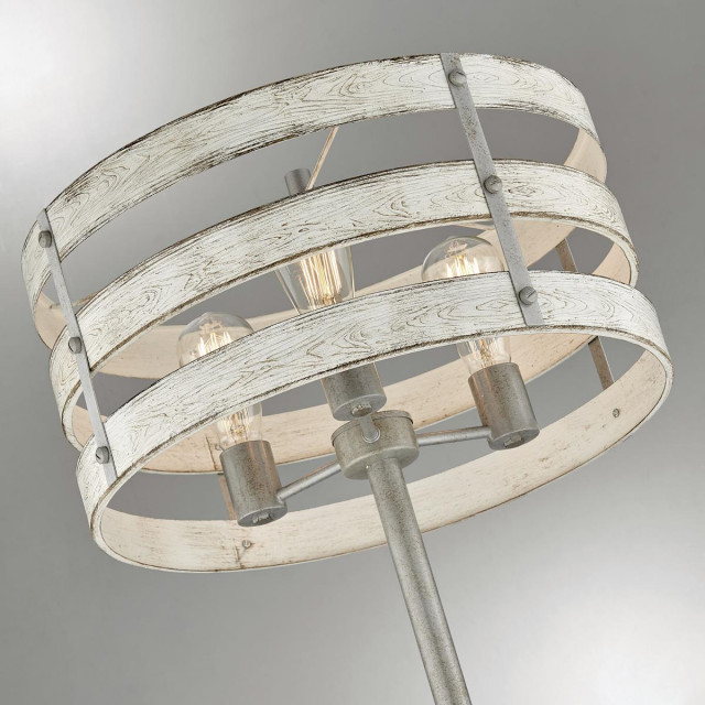 Balta 1 Light Floor Lamp, White Wash - Farmhouse - Floor Lamps - by ...