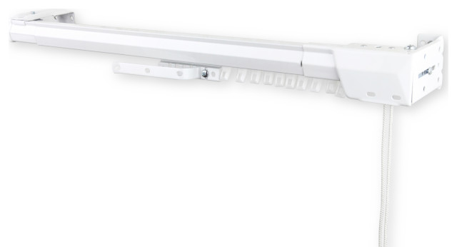 Heavy Duty Traverse Rod, One Way Cord Right, 30-48" - Contemporary ...