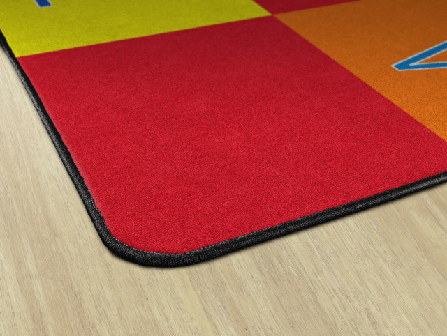 Flagship Carpets VA404-58A 10'9"X13'2" Alphabet Seating Educational Rug ...