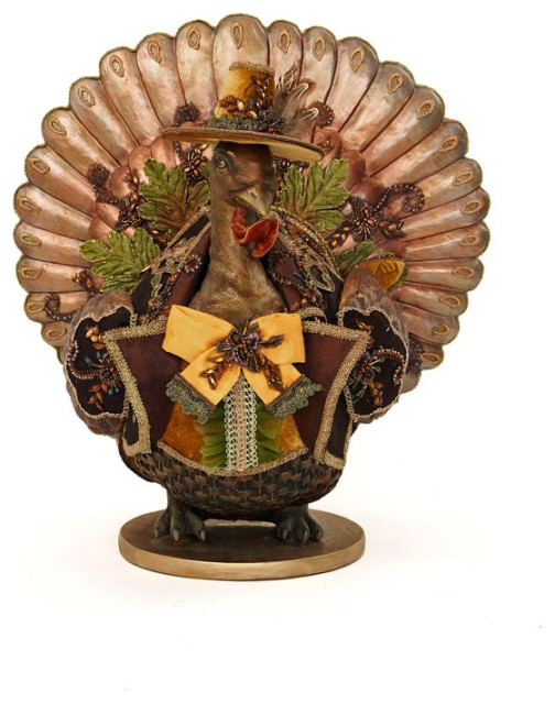 Katherine's Collection 2022 Autumn Traditions Turkey Figurine, 18 ...