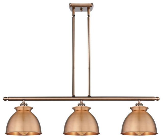 Adirondack 3 Light Island Light, Antique Copper, Incandescent, Antique ...