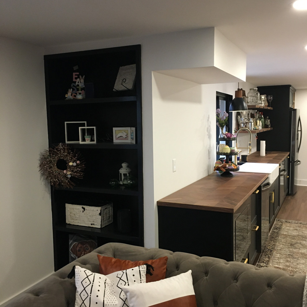 "Bootleg" Basement - Modern - Basement - Detroit - by Paint to Life ...