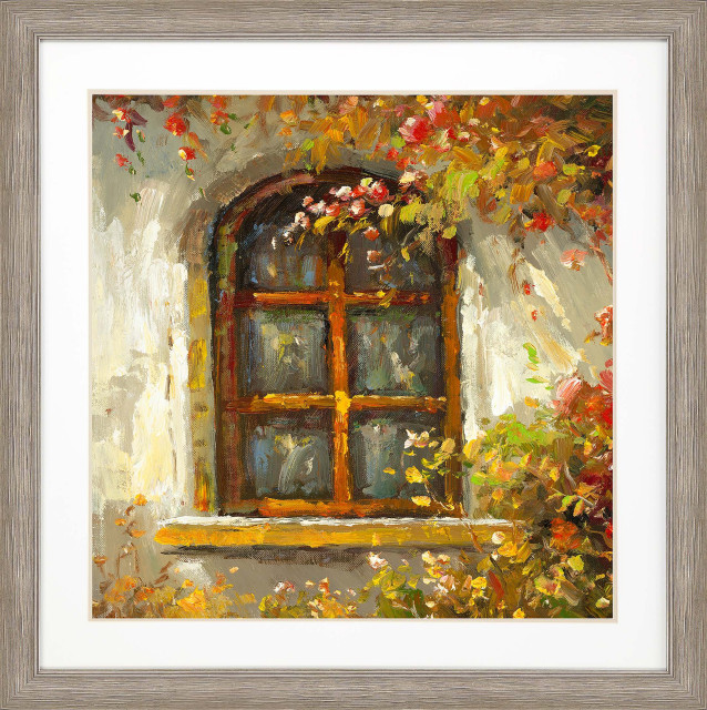 Village Window I Artwork - Contemporary - Prints And Posters - by ...