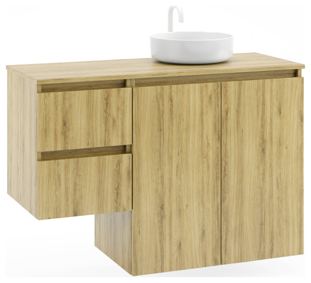 Indiana Vanity Cabinet, 48" Ginger - Contemporary - Bathroom Vanities ...