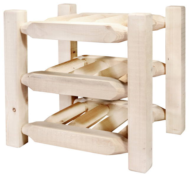 Homestead Collection Countertop Wine Rack - Rustic - Wine Racks - by ...