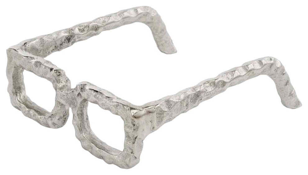 Square Silver Spectacles - Contemporary - Decorative Objects And ...