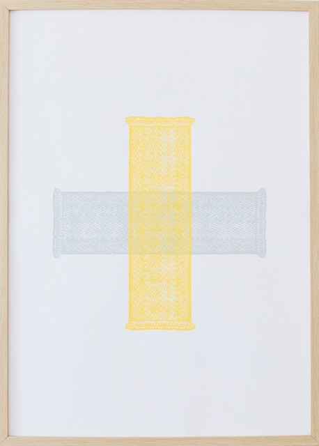 "Cross" Paper Art Print, 19"x27" - Contemporary - Prints And Posters ...