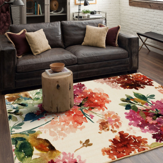 Mohawk Home Watercolor Garden Multi 5' x 8' Area Rug, 5' x 8 ...