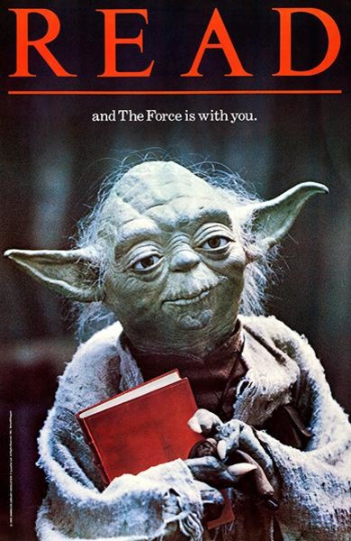 DROP EVERYTHING AND LOOK AT THIS ADORABLE BABY YODA READ® POSTER ...
