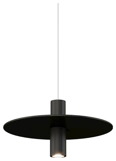 Tech Lighting Mini Ponte Pendant, Nightshade Black, Monopoint ...
