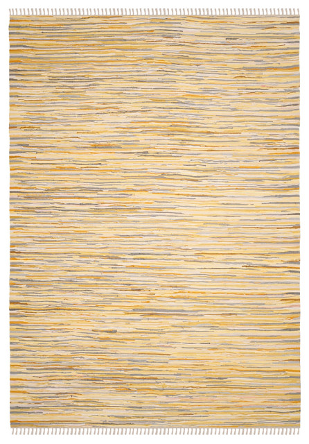 Safavieh Rag Rug Rar129N Rug, Gold/Multi, 2'0"x3'0" - Contemporary ...