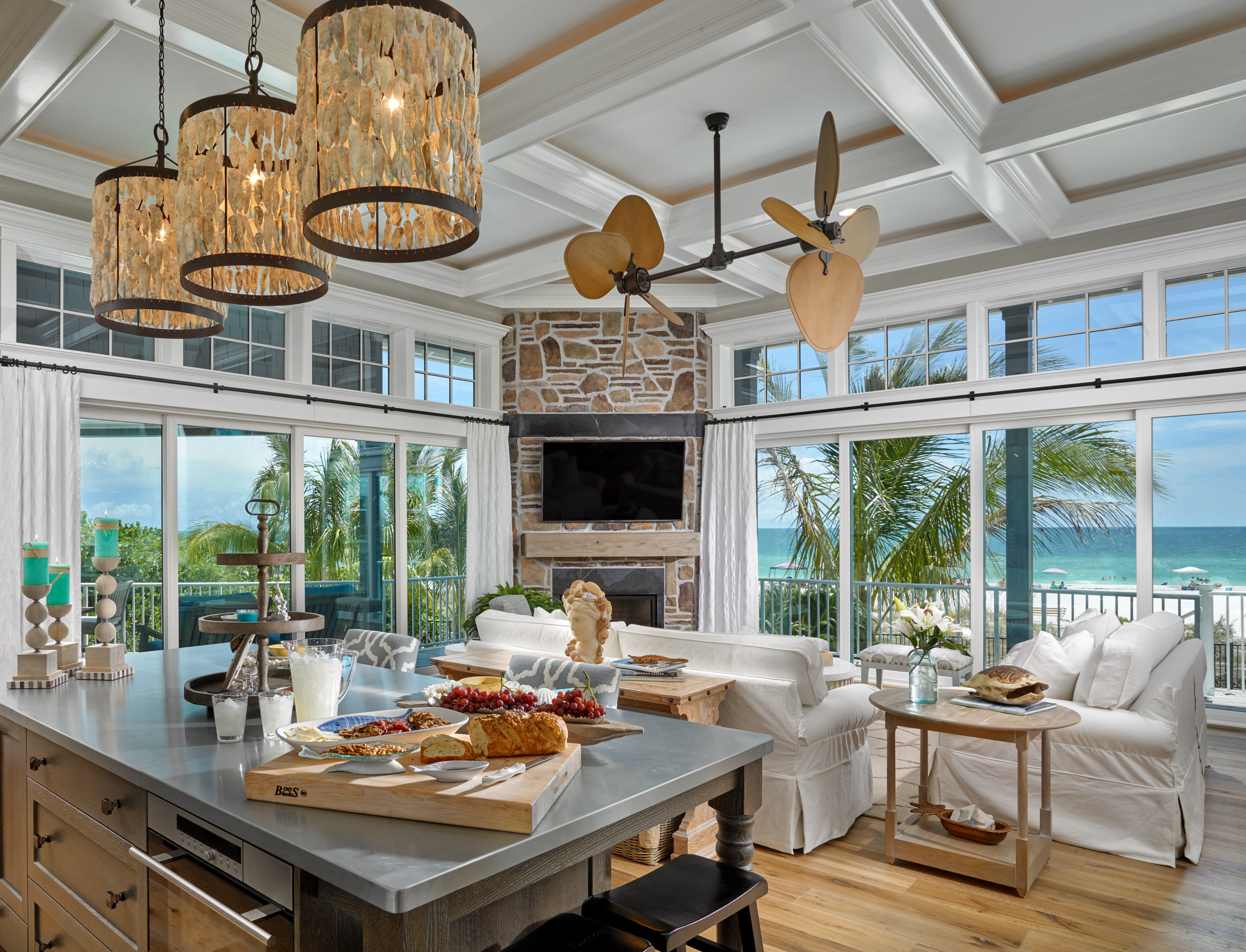 Brick Interior Design Beach House