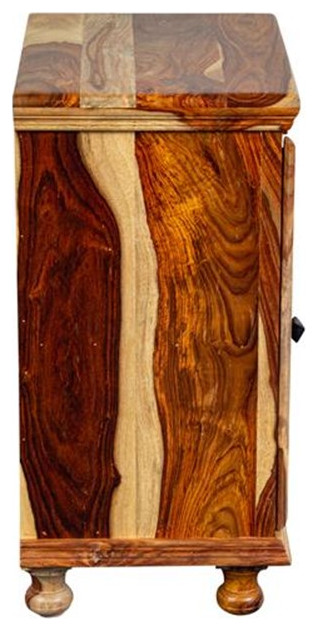 Porter Designs Taos Solid Sheesham Wood 12 Pane Glass Cabinet or ...