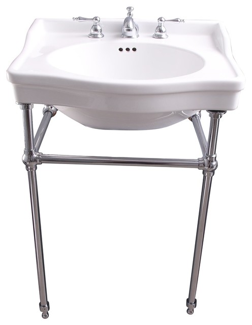 Emma Washbasin, White - Traditional - Bathroom Sinks - by Basin And ...