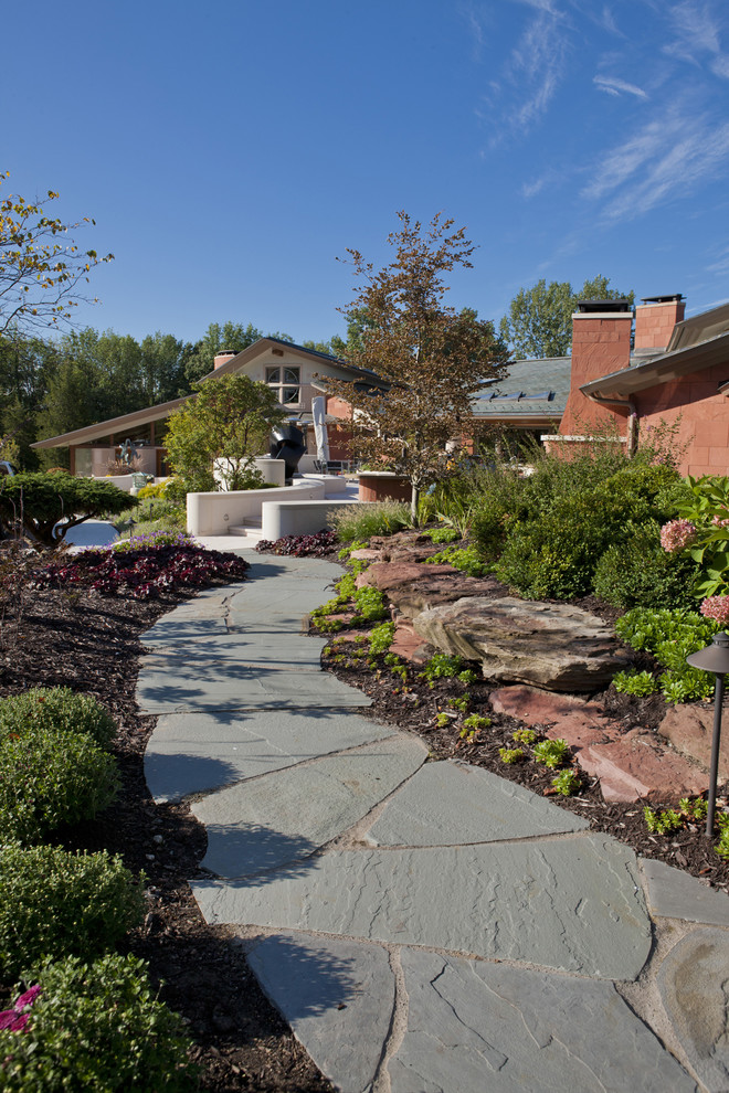 High-end residential landscape - Contemporary - Landscape - Grand ...