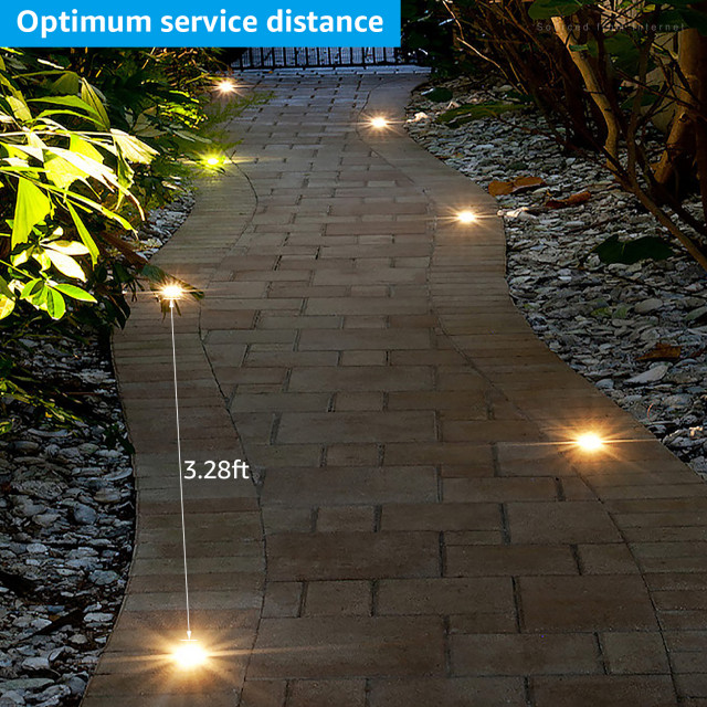 24-Pack 6W Well Lights LED Low Voltage 12-24V, In-Ground Lighting ...