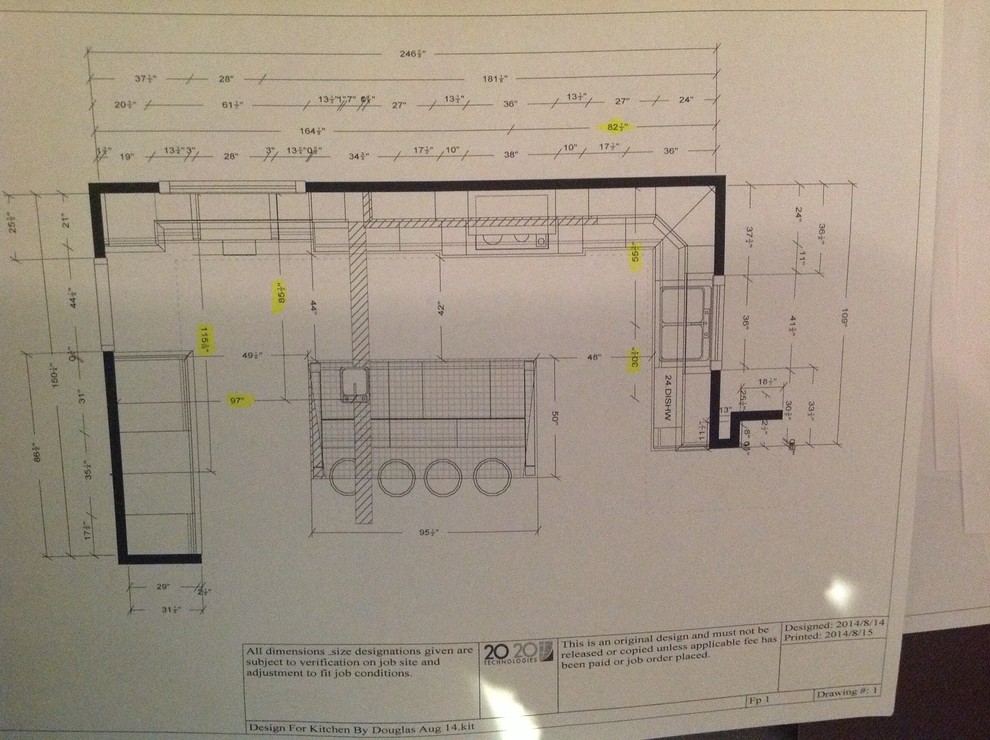 90 degree or angled corner for uppers?