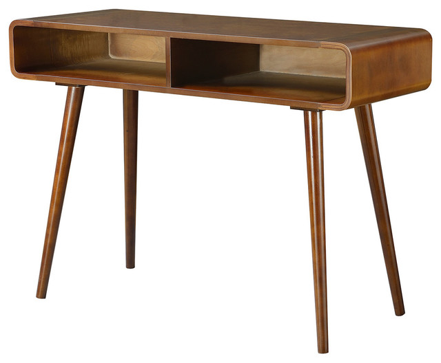 Convenience Concepts Napa Valley Console Table in Espresso Wood Finish ...