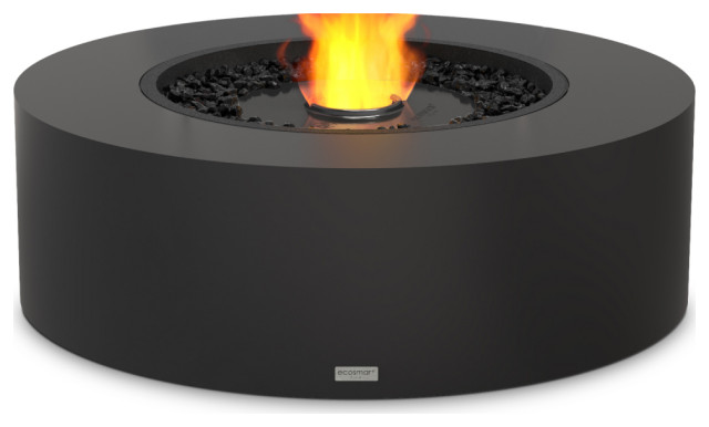 EcoSmart™ Ark 40 Round Fire Table - Smokeless Ethanol Fire Pit - Contemporary - Fire Pits - by ...