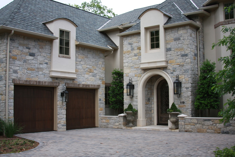Natural Stone Exterior - Traditional - Exterior - Houston - by Alamo ...