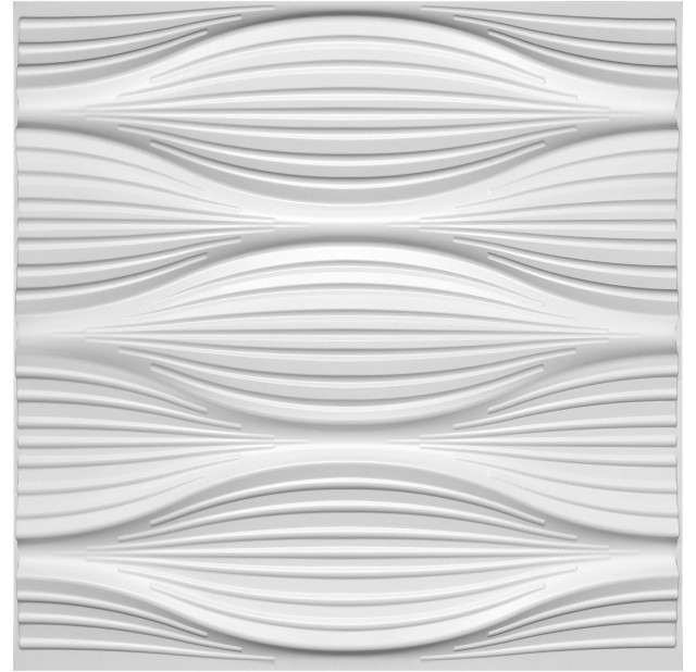 White Wave 3D Wall Panels - Industrial - Wall Panels - by Dundee Deco ...