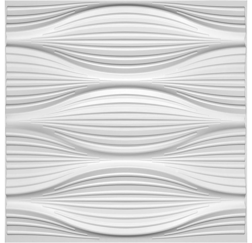 White Wave 3D Wall Panels - Industrial - Wall Panels - by Dundee Deco ...