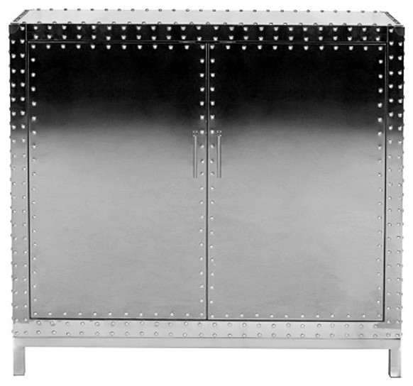 Luigi Studded Cabinet - Industrial - Accent Chests And Cabinets - by ...
