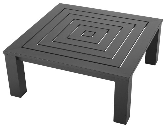 Black Square Outdoor Coffee Table | Eichholtz Vistamar - Transitional ...