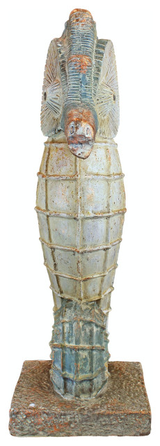 Large Seabiscuit Seahorse Statue - Beach Style - Garden Statues And ...