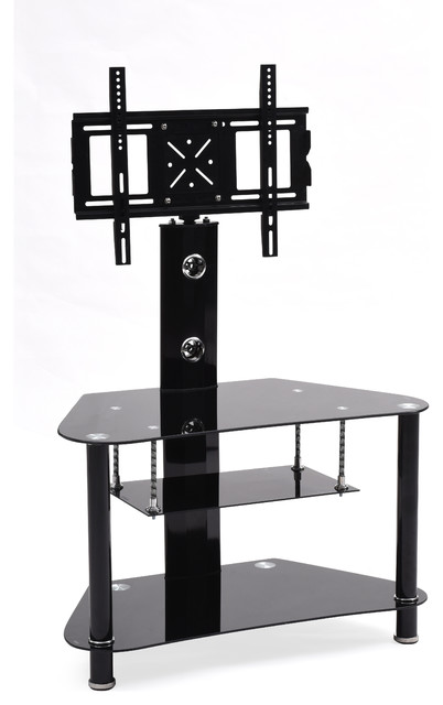 Glass TV Stand With Mount - Modern - Entertainment Centers And Tv ...
