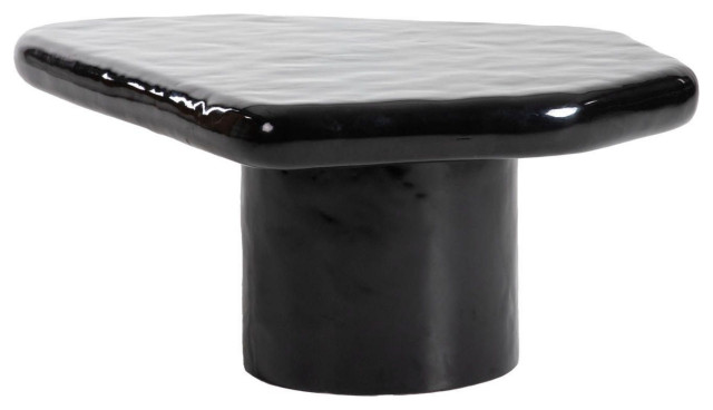 Eternal Concrete Coffee Table, Black - Contemporary - Coffee Tables ...