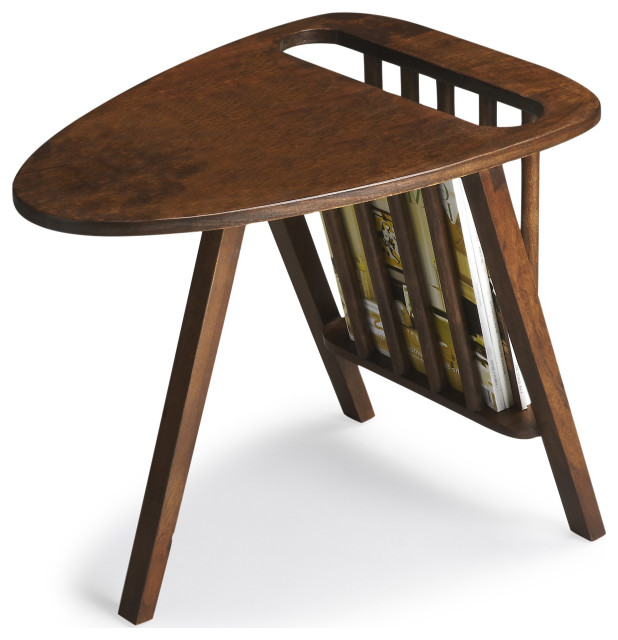 Butler Lowery Red Magazine Table - Midcentury - Magazine Racks - by GwG ...