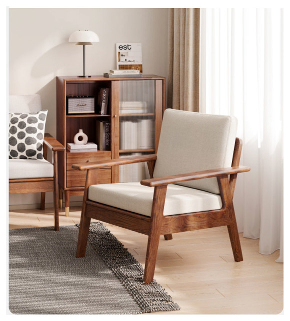 Oak Solid Wood Sofa Walnut Color - Transitional - Sofas - by GVAwood ...