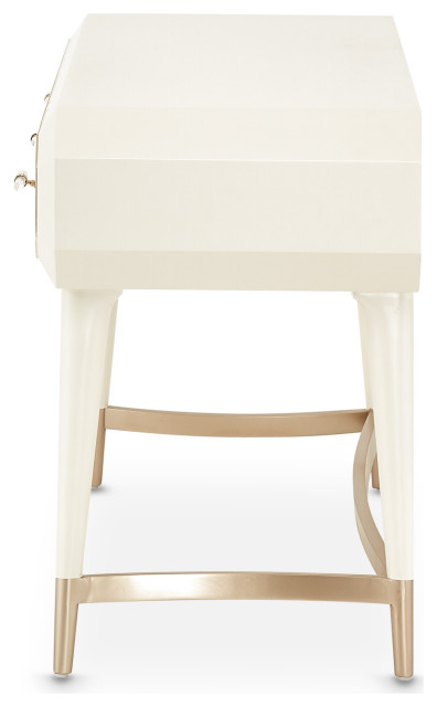 La Rachelle Vanity Set with Mirror & Chair - Medium Champagne ...