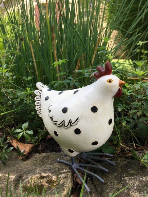 6 "Shabby Chic Chicken - Farmhouse - Garden Statues And Yard Art - by ...