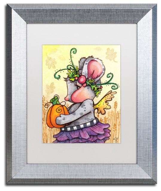 Jennifer Nilsson 'Autumn Blessings' Art, 14"x11" - Contemporary ...