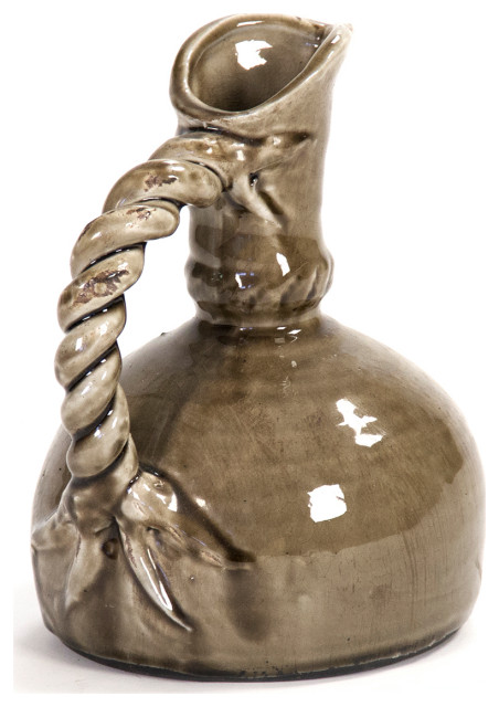 Gray Pitcher - French Country - Pitchers - by Zentique, Inc. | Houzz