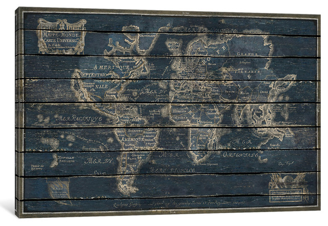 "Mappe Monde" by Diego Tirigall, Canvas Print, 18x12x1.5 ...