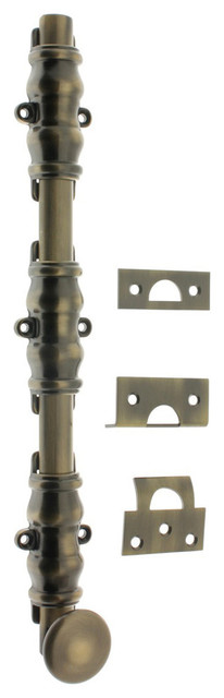 Genuine Solid Brass 36" Ornamental Bolt - Contemporary - Door Locks ...