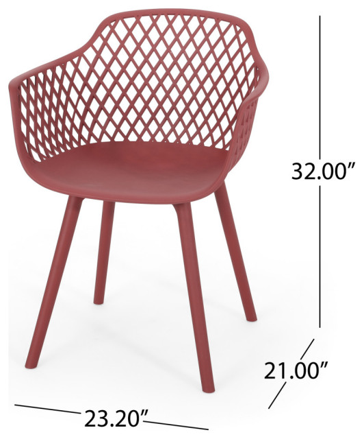 Poppy Outdoor Dining Chair - Midcentury - Outdoor Dining Chairs - by ...