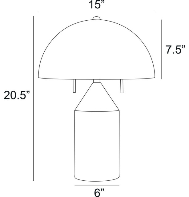 Ranae 1 Light Table Lamp, Black - Transitional - Table Lamps - by ...