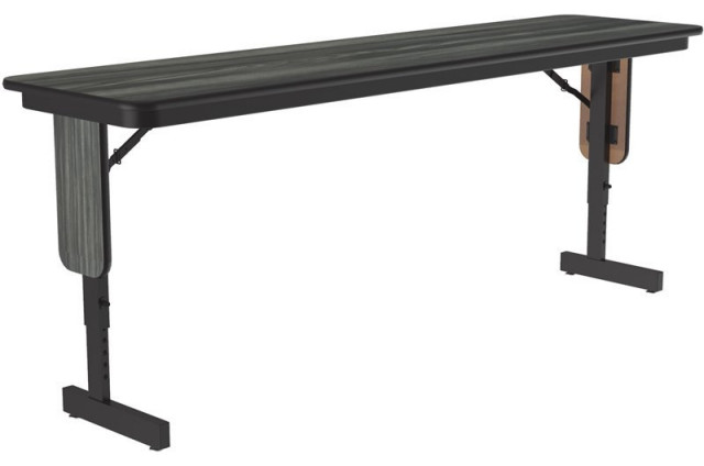 Adjustable Height 3/4" High Pressure Folding Seminar Table New England ...